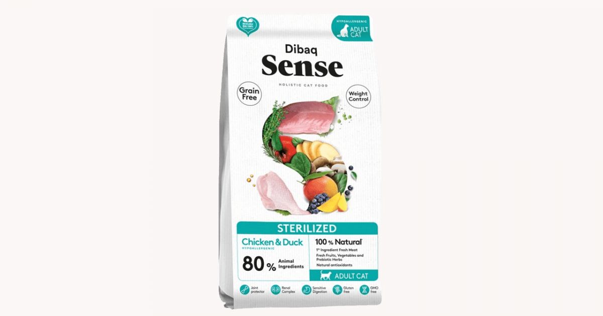 Dibaq SENSE Grain Free CAT STERILIZED 6kg - Cijena - Pet direkt d.o.o.